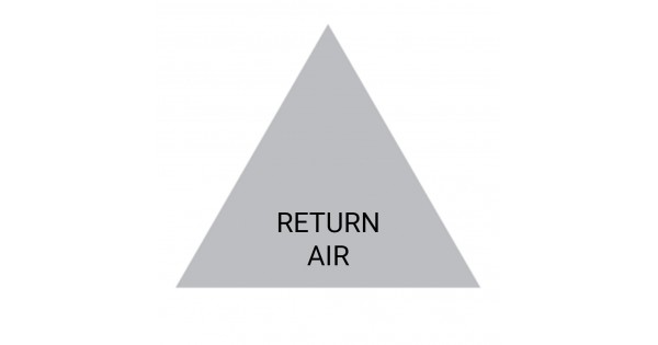 RETURN AIR (Grey) - Ductwork Identification (ID) Triangles- Campbell ...
