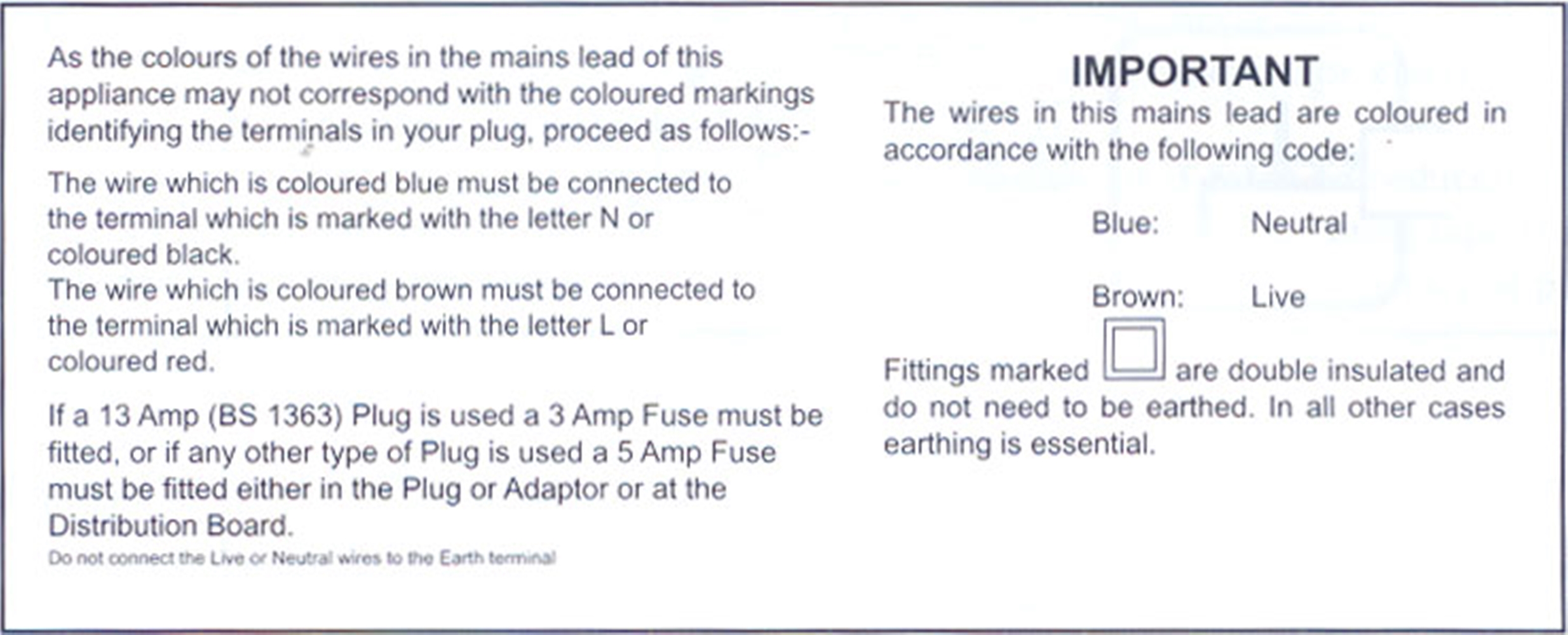 IWC10 - Plug Code Wiring Tape