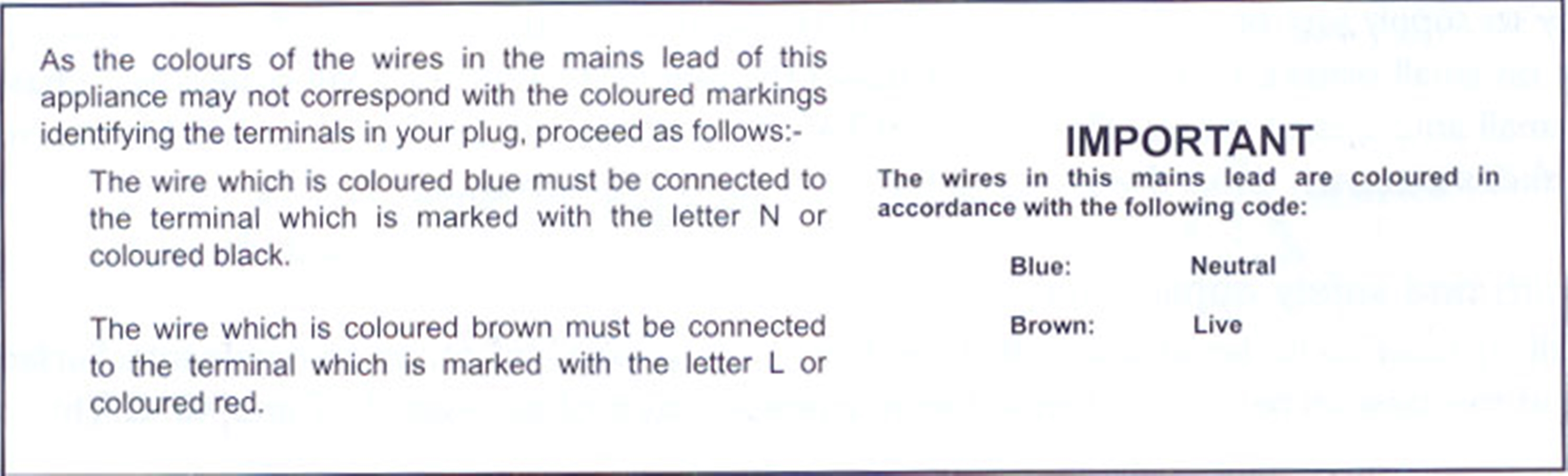 IWC4 - Plug Code Wiring Tape