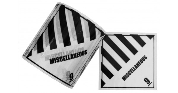 9 Miscellaneous - Premium Hazard Labels