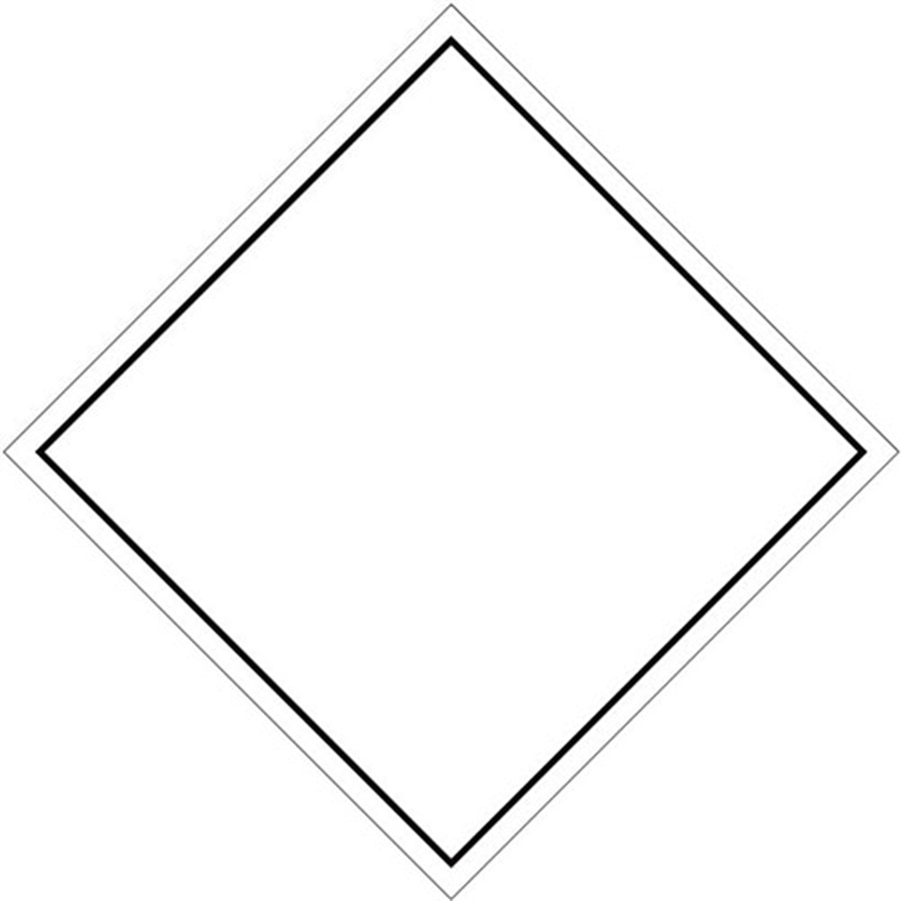 Blank White - Hazard Labels
