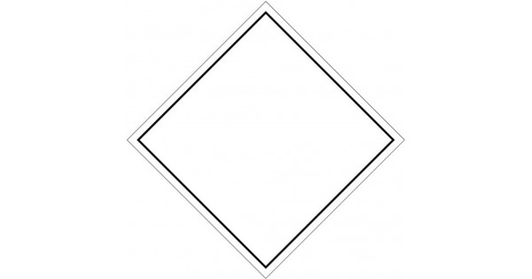 Blank White - Hazard Labels