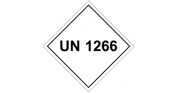 UN1266 (Obsolete) - Hazard Labels (Contact to order)- Campbell ...