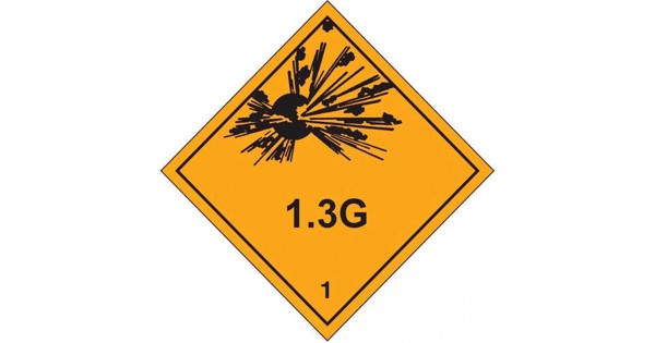1 1.3G - Hazard Labels