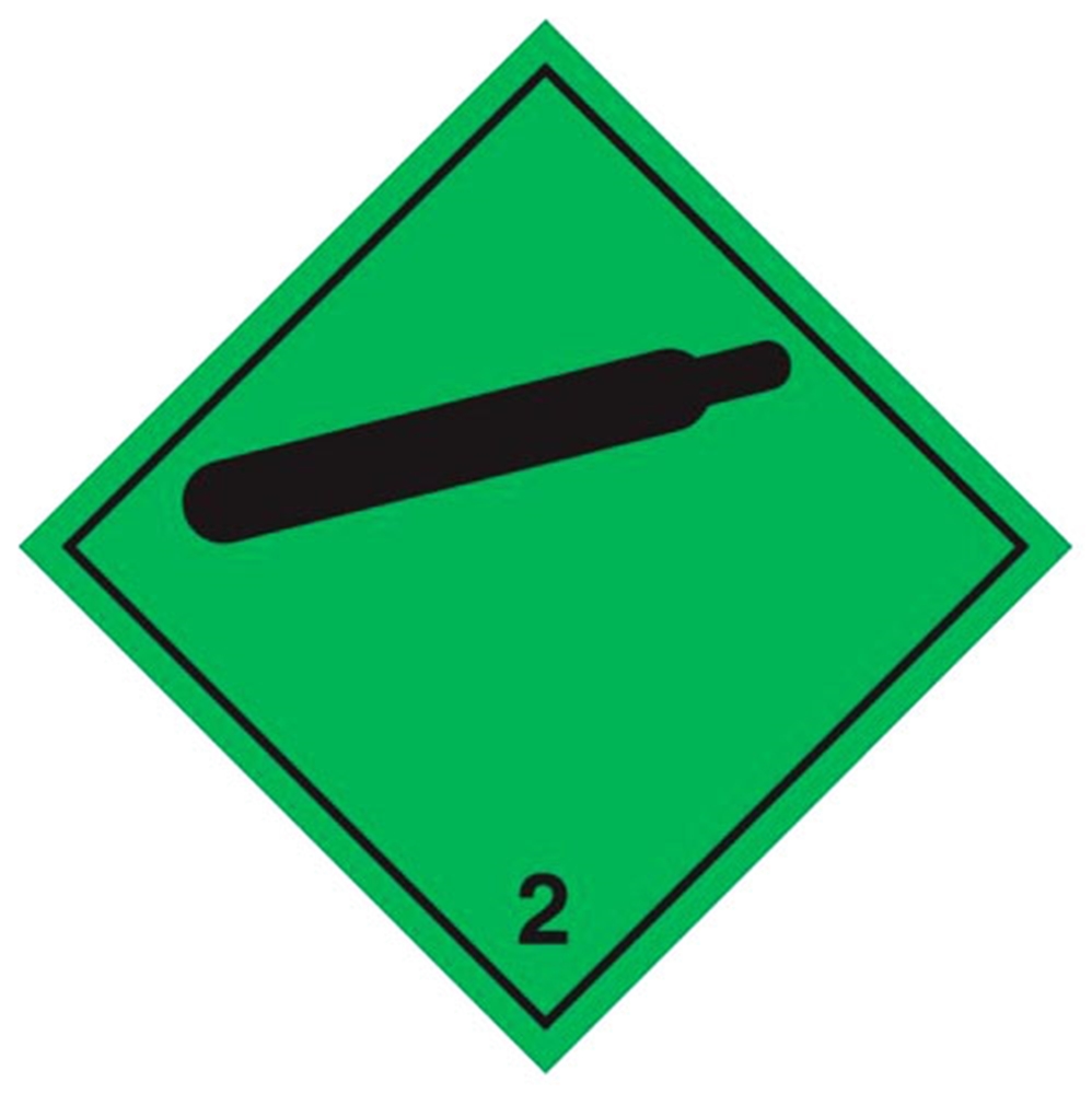 2 (Gas) - Hazard Labels