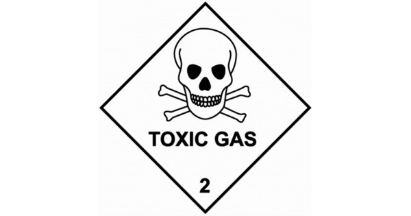 2 TOXIC GAS - Hazard Labels