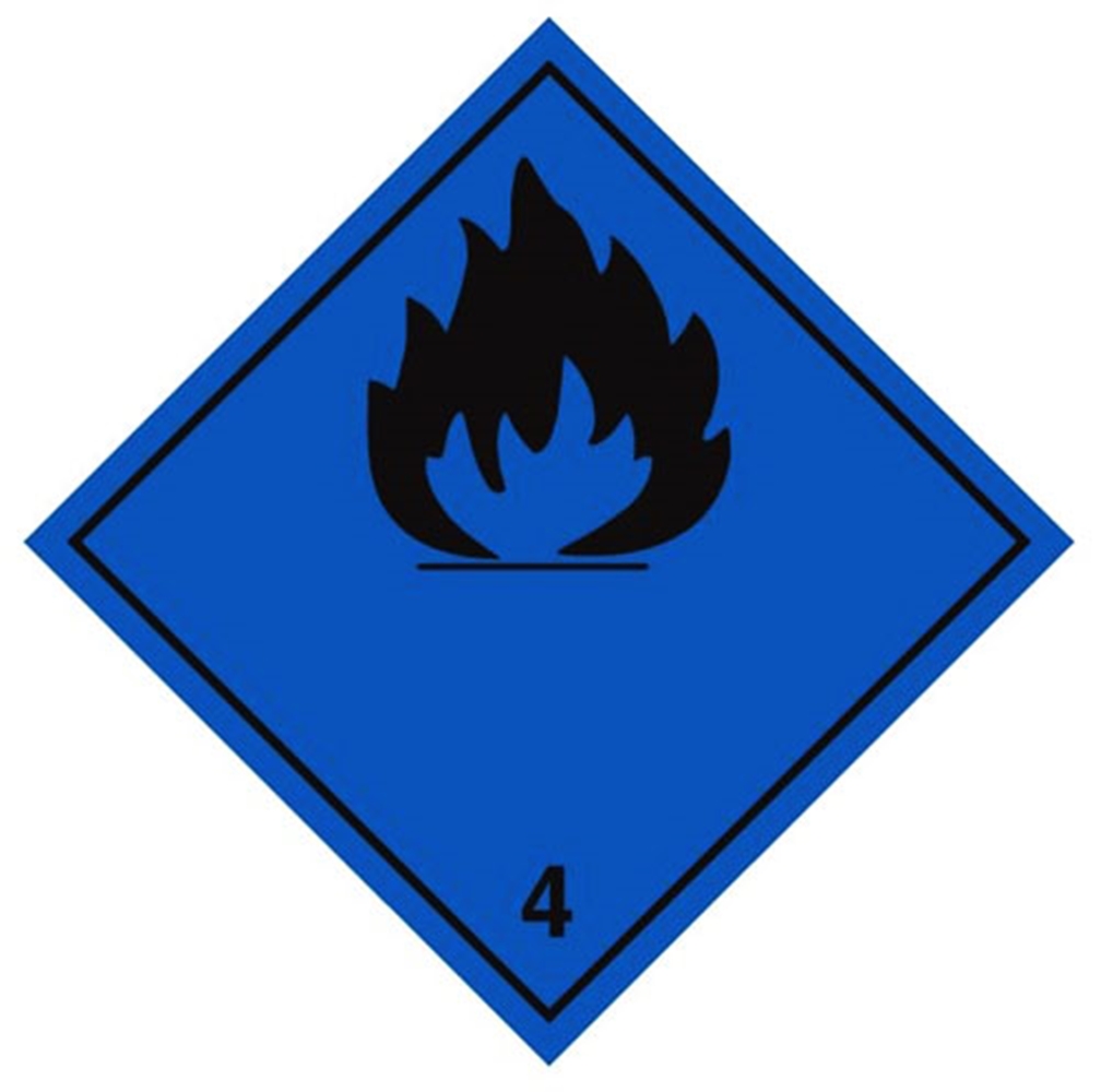 4 (Dangerous Wen Wet) - Hazard Labels