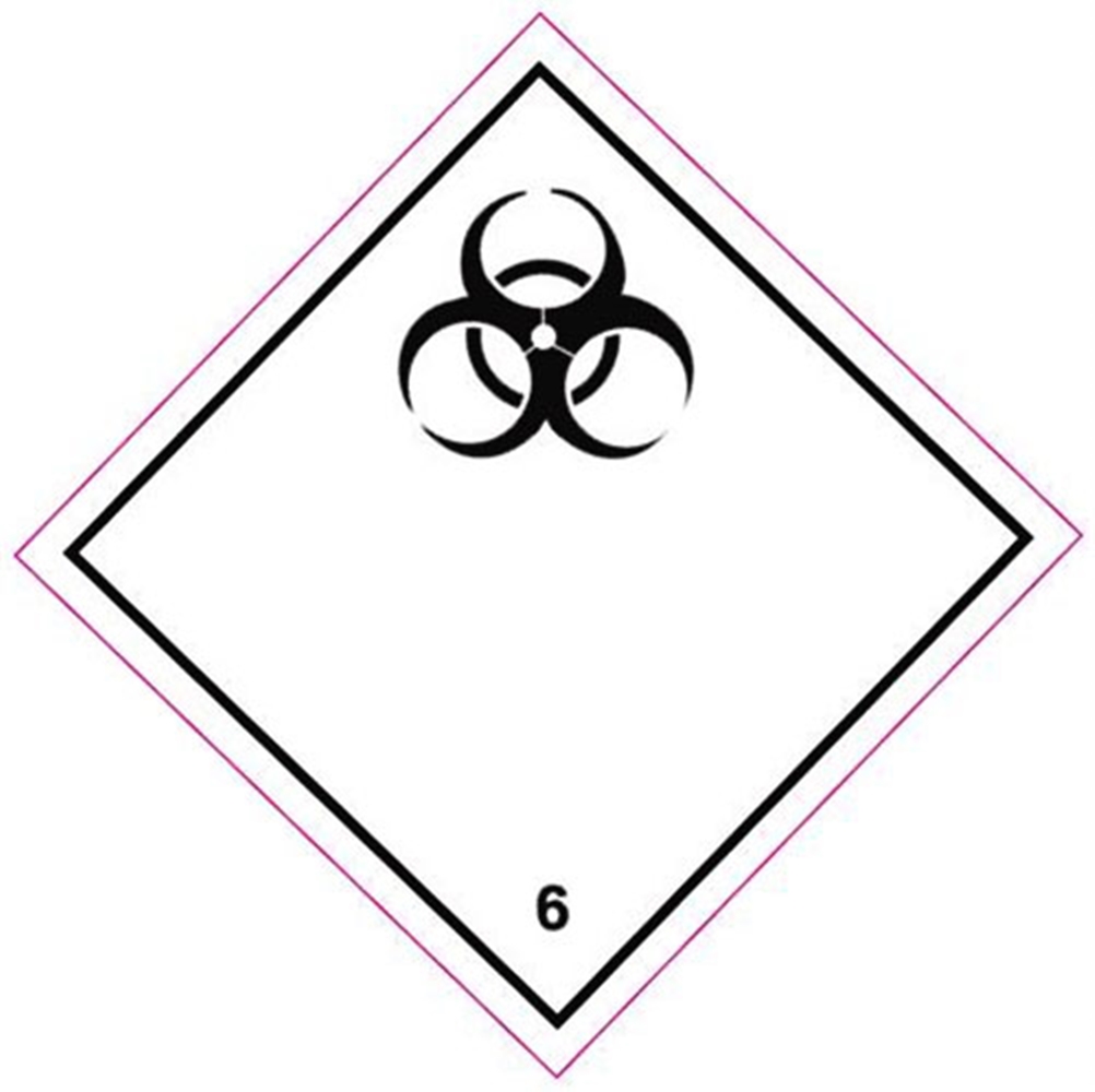 6 (Biohazard) - Hazard Labels