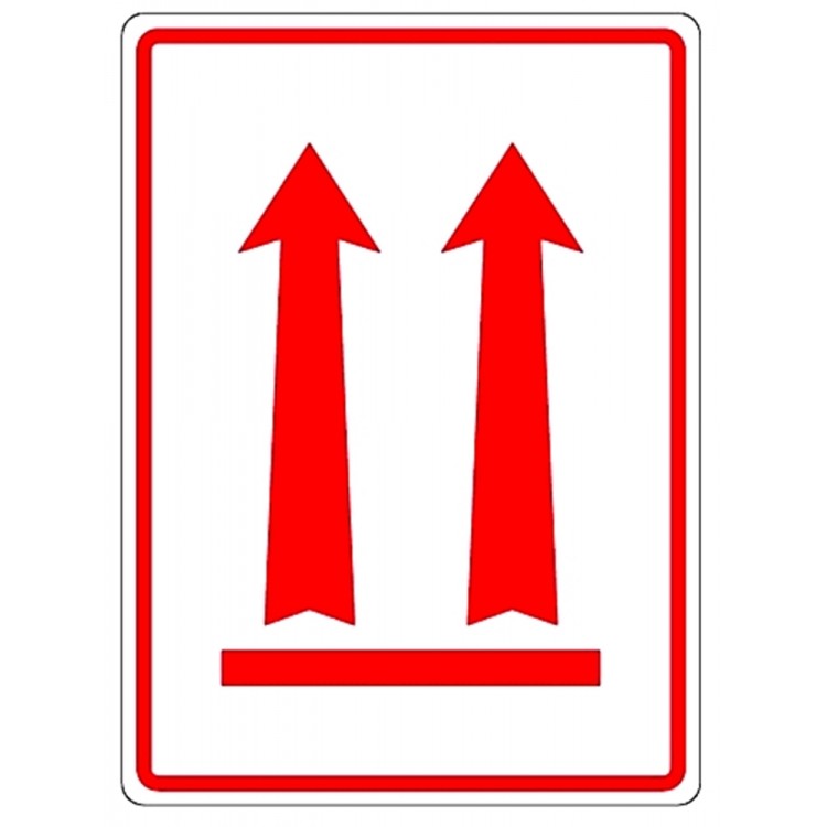 Vertical Arrows (This Way Up) - Parcel Labels