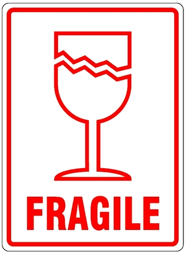 FRAGILE - Parcel Labels