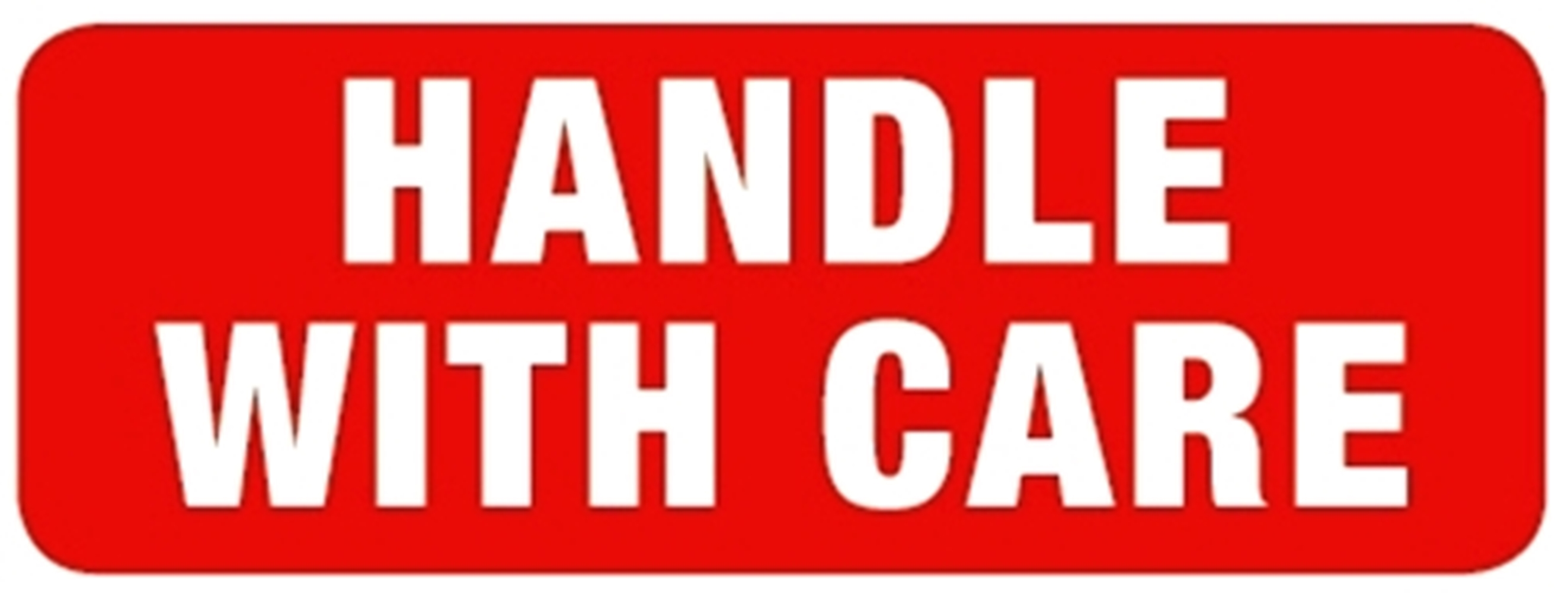HANDLE WITH CARE - Parcel Labels