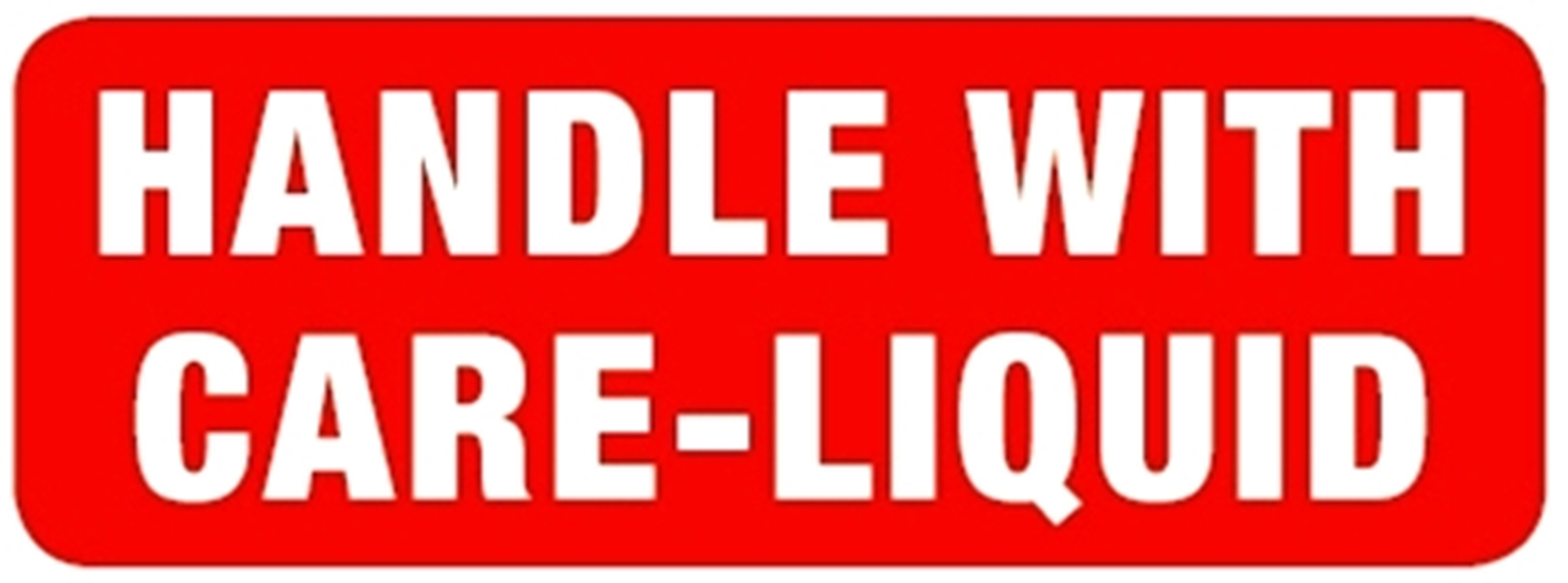 HANDLE WITH CARE - LIQUID - Parcel Labels