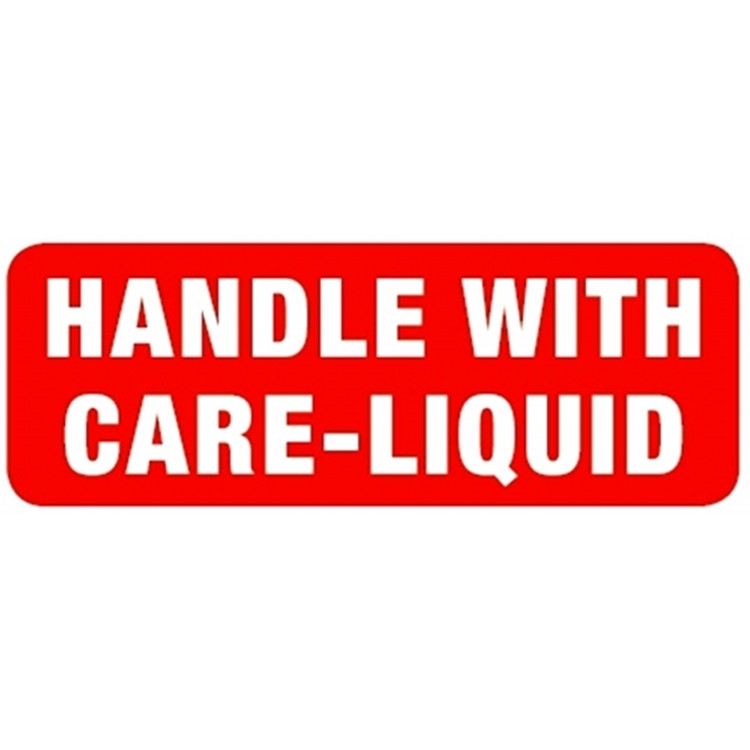 HANDLE WITH CARE - LIQUID - Parcel Labels