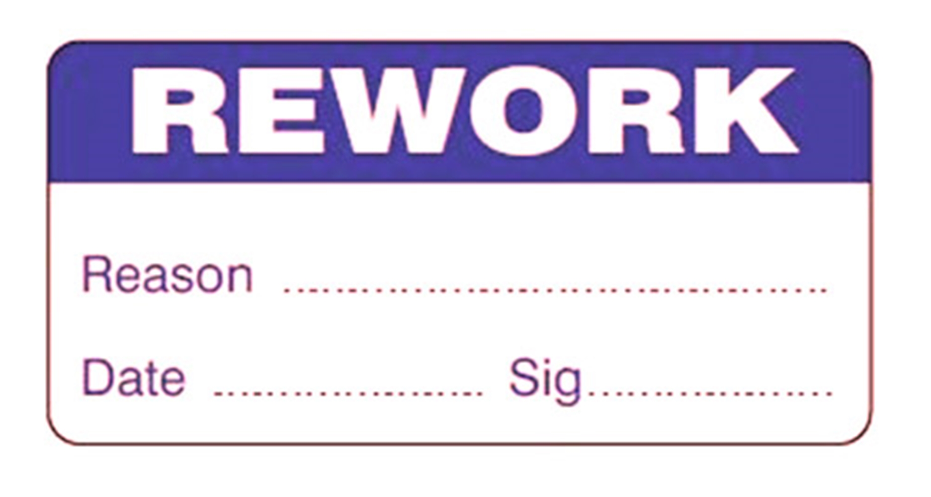 REWORK - Quality Control Labels
