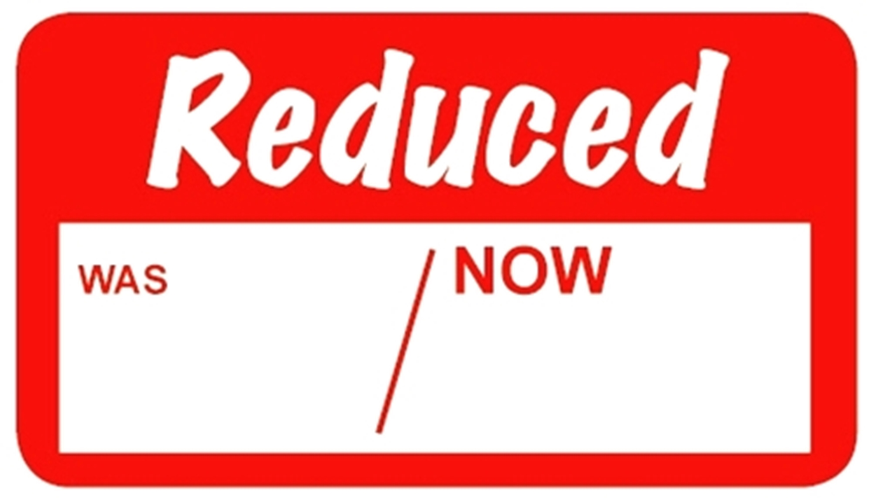 Reduced - Retail Promotion Labels