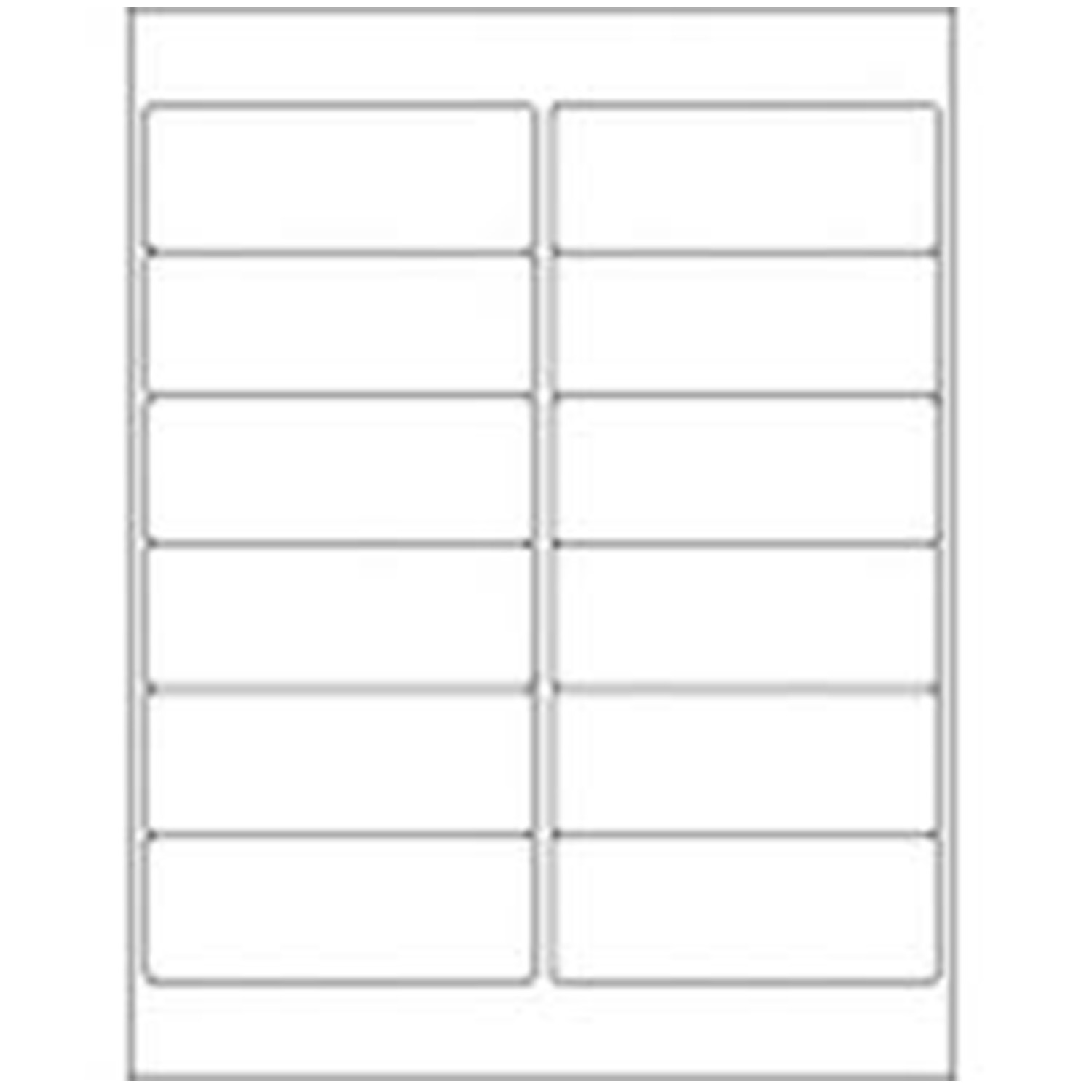 99.1 x 42mm (12/Sheet) - A4 Sheet Labels