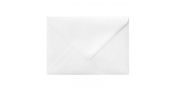143x203mm White 120gsm Gummed Diamond Envelopes - Qty 100