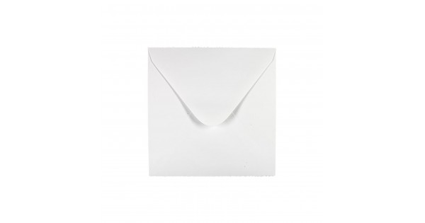 205x205mm White 80gsm Gummed Diamond Envelopes - Qty 100