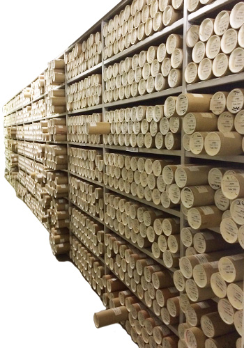 640mm Long x 100mm Inside Diameter x 3mm Wall Thickness Postal Tubes