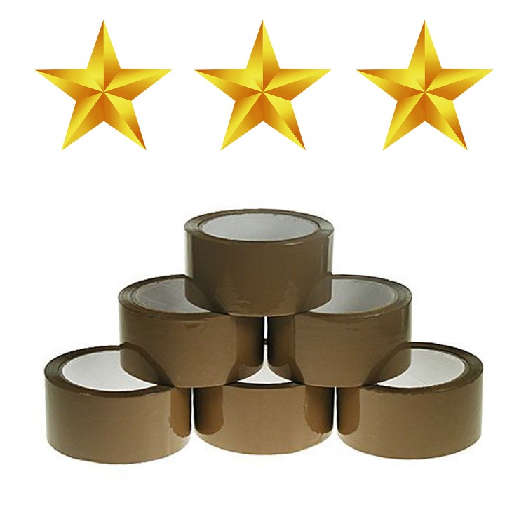 Vinyl (PVC) Extra Heavy Duty 50 Micron Packing Tape - Buff - Box of 36 ...