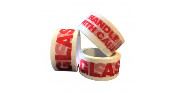GLASS HANDLE WITH CARE - PP Packing Tape- Campbell International ...