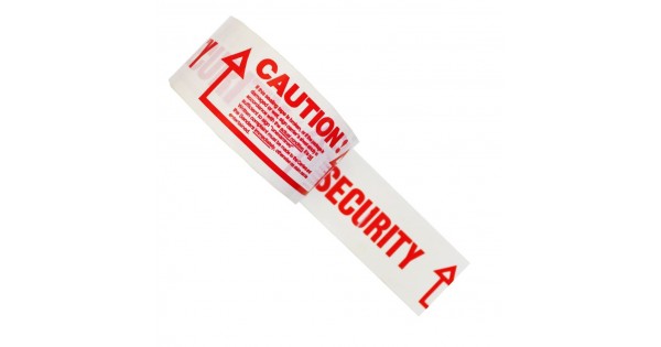 Security Damaged Packaging Warning - PVC Packing Tape- Campbell ...