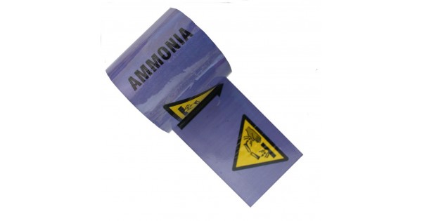 AMMONIA - Colour Printed Pipe Identification (ID) Tape- Campbell ...