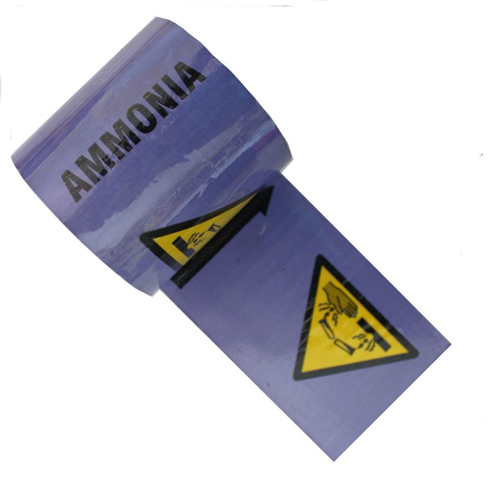 AMMONIA - Colour Printed Pipe Identification (ID) Tape- Campbell ...
