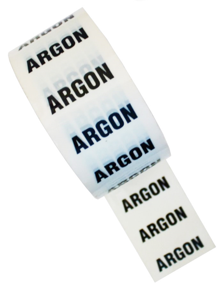 ARGON - White Printed Pipe Identification (ID) Tape- Campbell ...