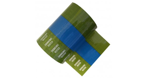 DRINKING WATER - Banded Pipe Identification ID Tape- Campbell ...