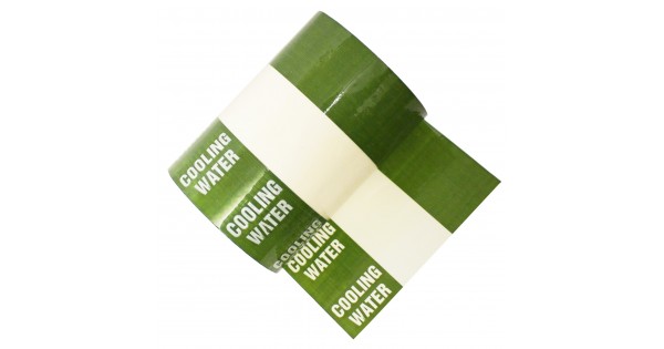 COOLING WATER - Banded Pipe Identification ID Tape- Campbell ...