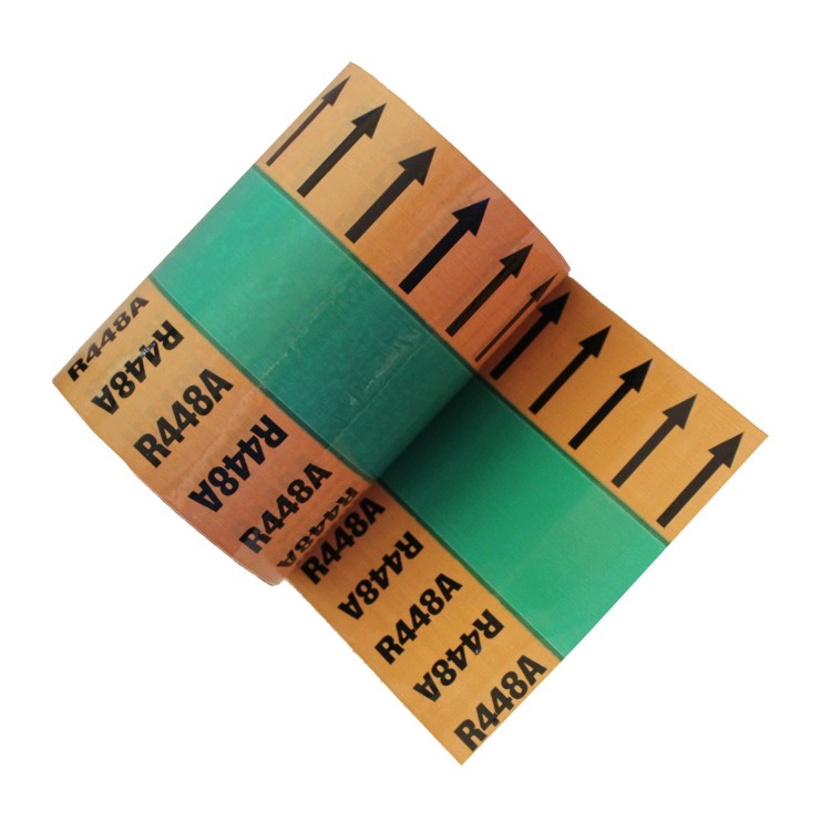 R448A (Arrows) - Banded Pipe Identification (ID) Tape - Campbell ...