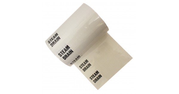 STEAM DRAIN - Banded Pipe ID Identification Tape- Campbell ...