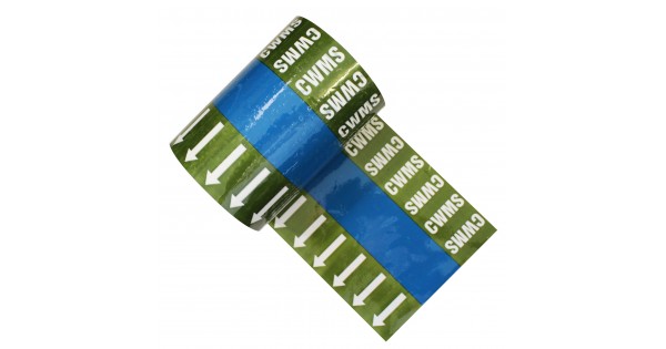 CWMS (Arrows) - Banded Pipe Identification (ID) Tape - Campbell ...