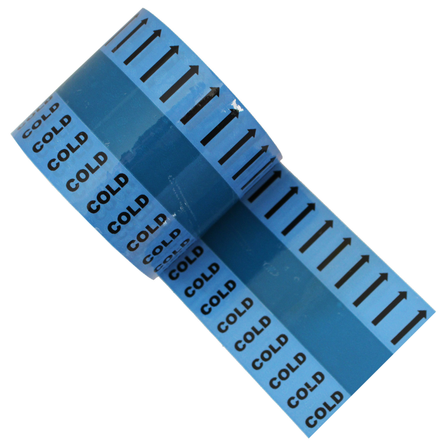 COLD Banded Arrows - Colour Printed Pipe Identification (ID) Tape ...
