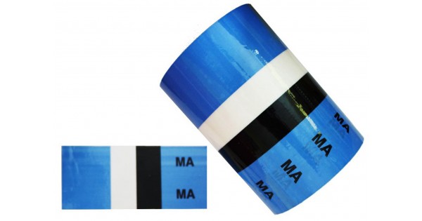 MA (Medical Air) - Banded Pipe Identification (ID) Labels- Campbell ...