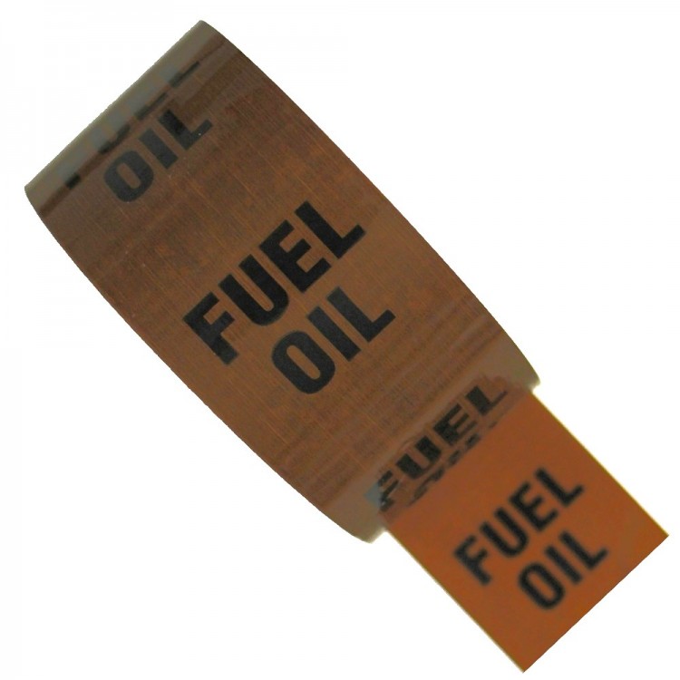 FUEL OIL - Colour Printed Pipe Identification (ID) Tape- Campbell ...
