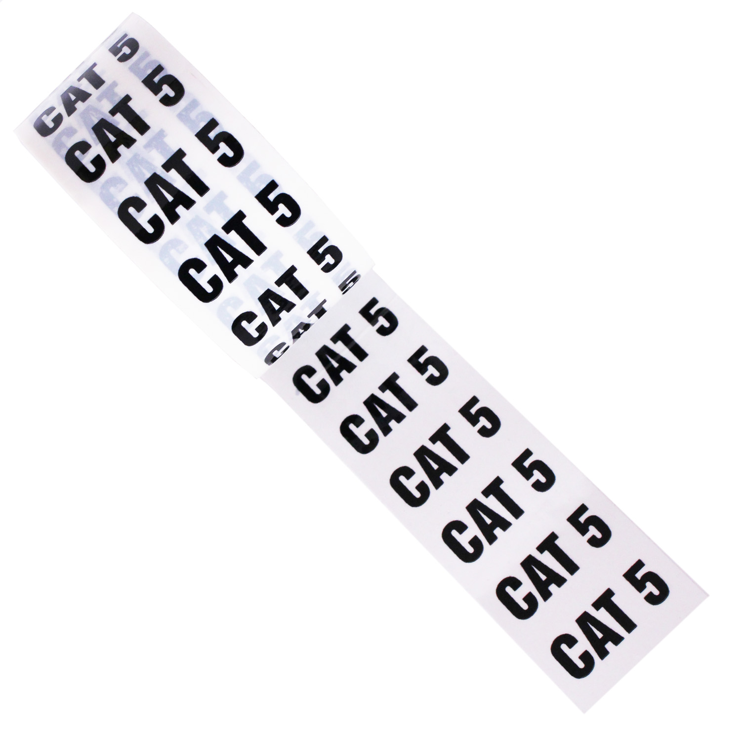 CAT 5 - White Printed Pipe Identification (ID) Tape- Campbell ...