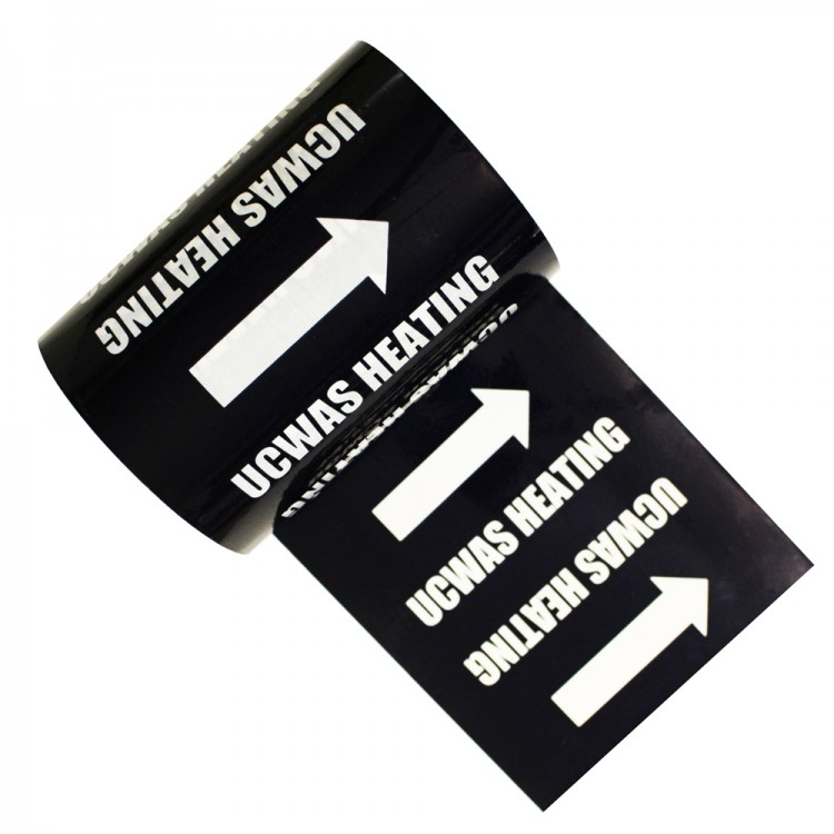 UCWAS HEATING - Colour Printed Pipe Identification (ID) Tape- Campbell ...