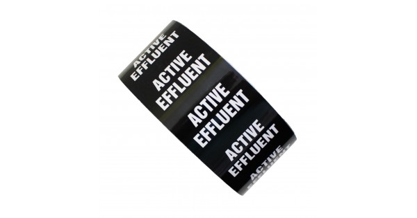 ACTIVE EFFLUENT (50mm) - All Weather Pipe Identification (ID) Tape ...