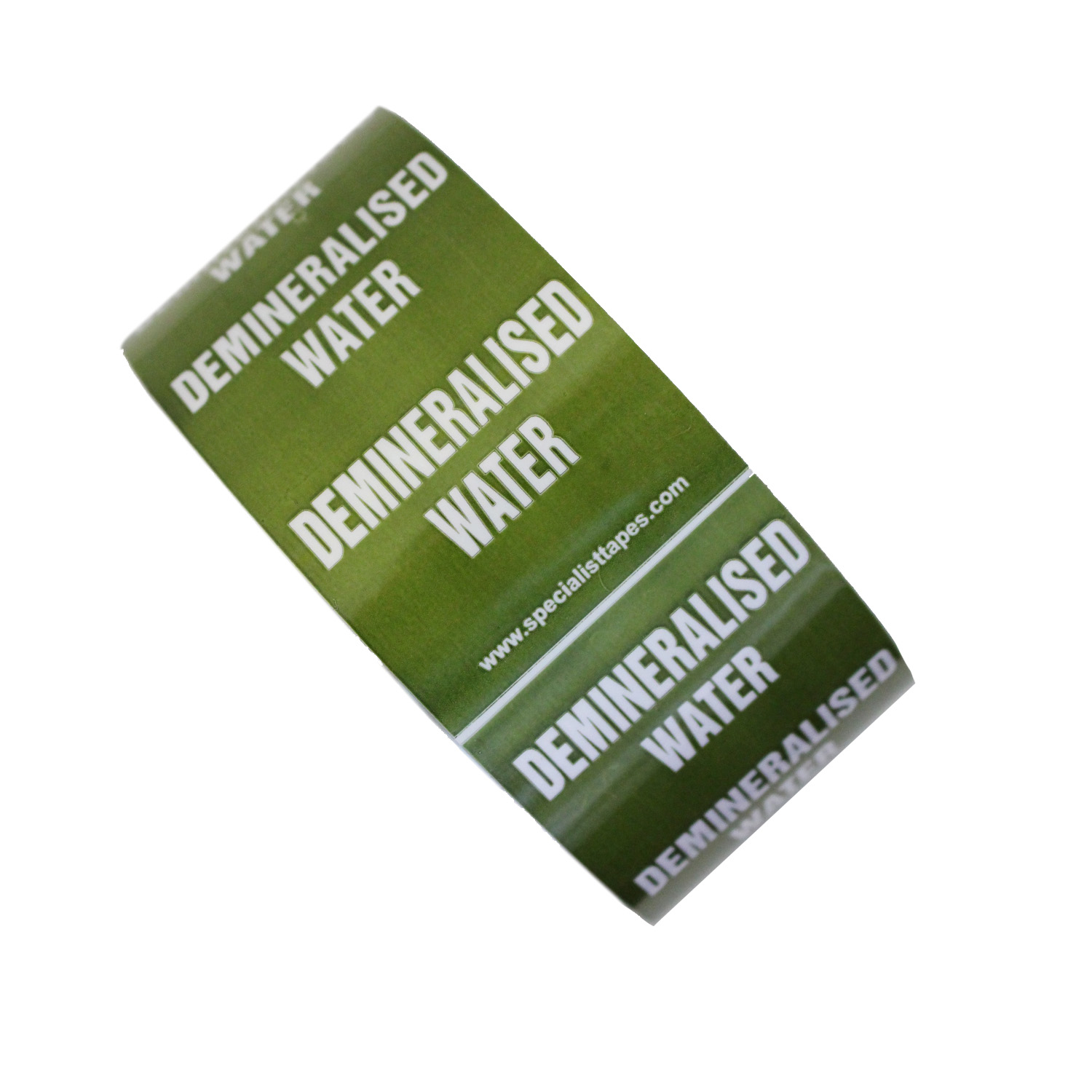 DEMINERALISED WATER (50mm) - All Weather Pipe Identification (ID) Tape ...