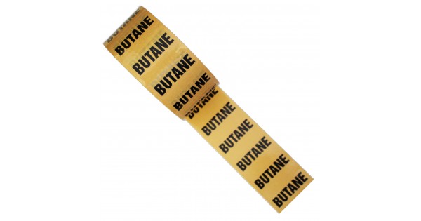 BUTANE - Colour Printed Pipe Identification (ID) Tape- Campbell ...