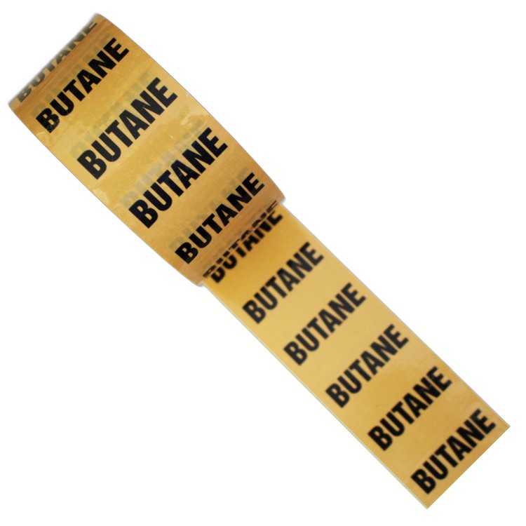 BUTANE - Colour Printed Pipe Identification (ID) Tape- Campbell ...