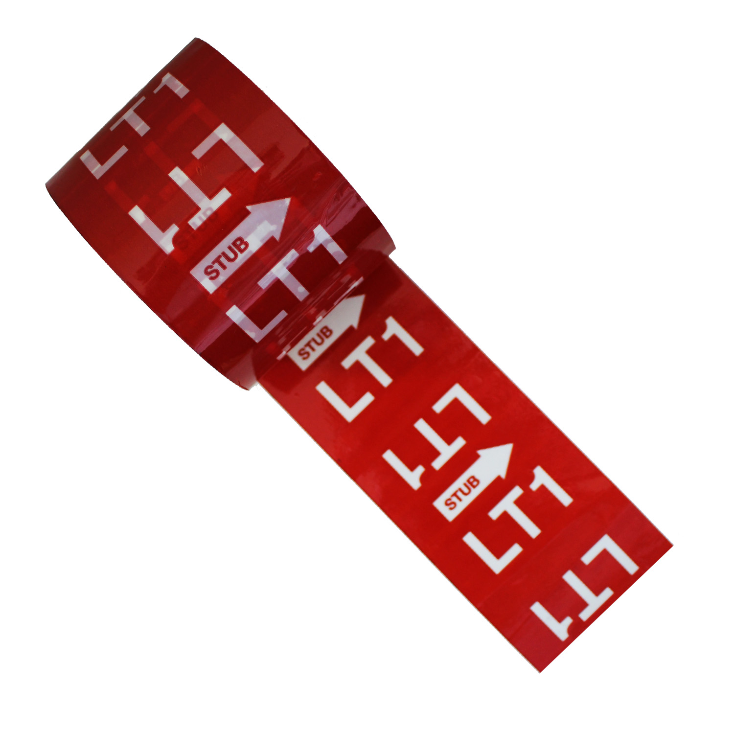 LT1 STUB (Arrows) (96mm) - Colour Printed Pipe Identification (ID) Tape ...