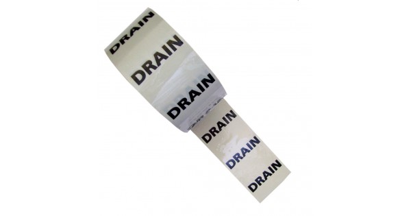 DRAIN - Colour Printed Pipe Identification (ID) Tape- Campbell ...