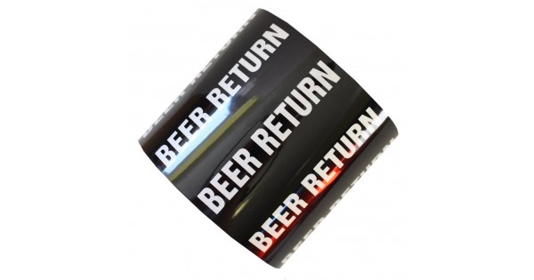 BEER RETURN - All Weather Pipe Identification (ID) Tape- Campbell ...