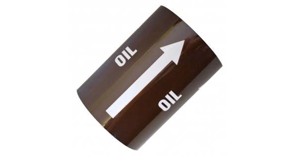 Oil (Arrow) - All Weather Pipe Identification (ID) Tape- Campbell ...