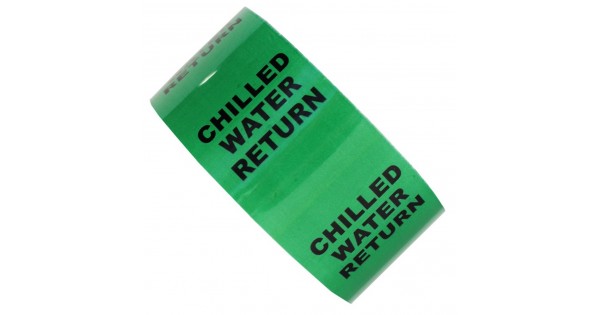 CHILLED WATER RETURN - All Weather Pipe Identification (ID) Tape ...