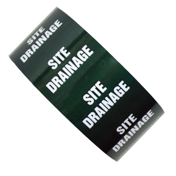 SITE DRAINAGE - All Weather Pipe Identification (ID) Tape- Campbell ...