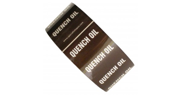 QUENCH OIL - All Weather Pipe Identification (ID) Tape- Campbell ...